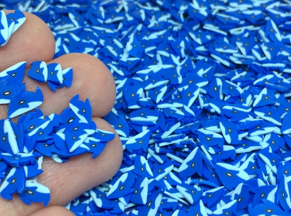 Shark Fimo Slices Polymer Clay Whale Embellishments for | Etsy