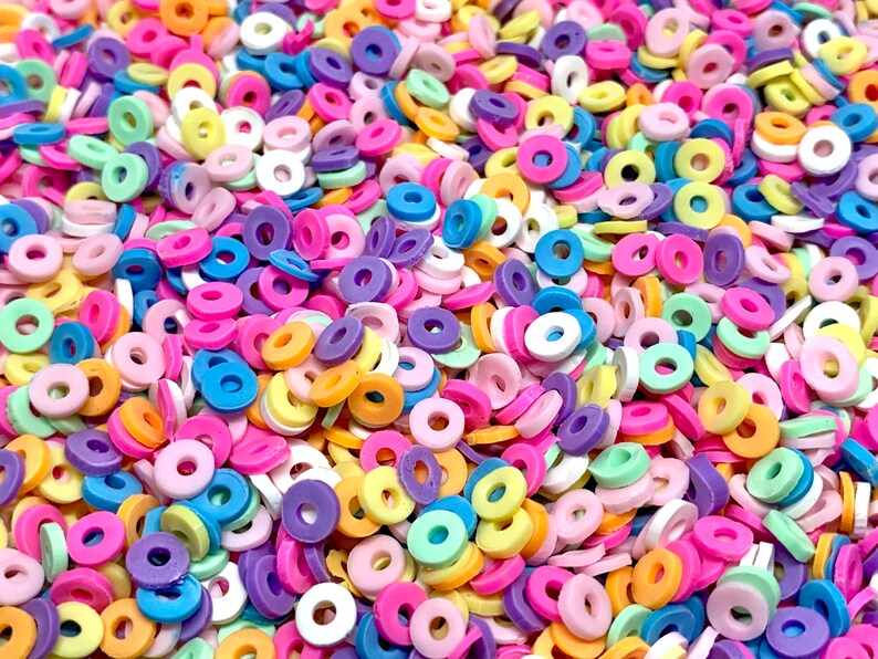 Clay Fruit Loop Sprinkles Fake Rainbow Sprinkles for Slime - Etsy