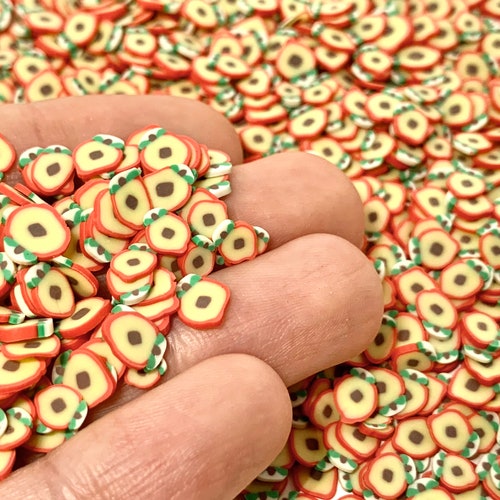 Lemon Clay Slices Mini Fimo Lemons Embellishments for Slime - Etsy