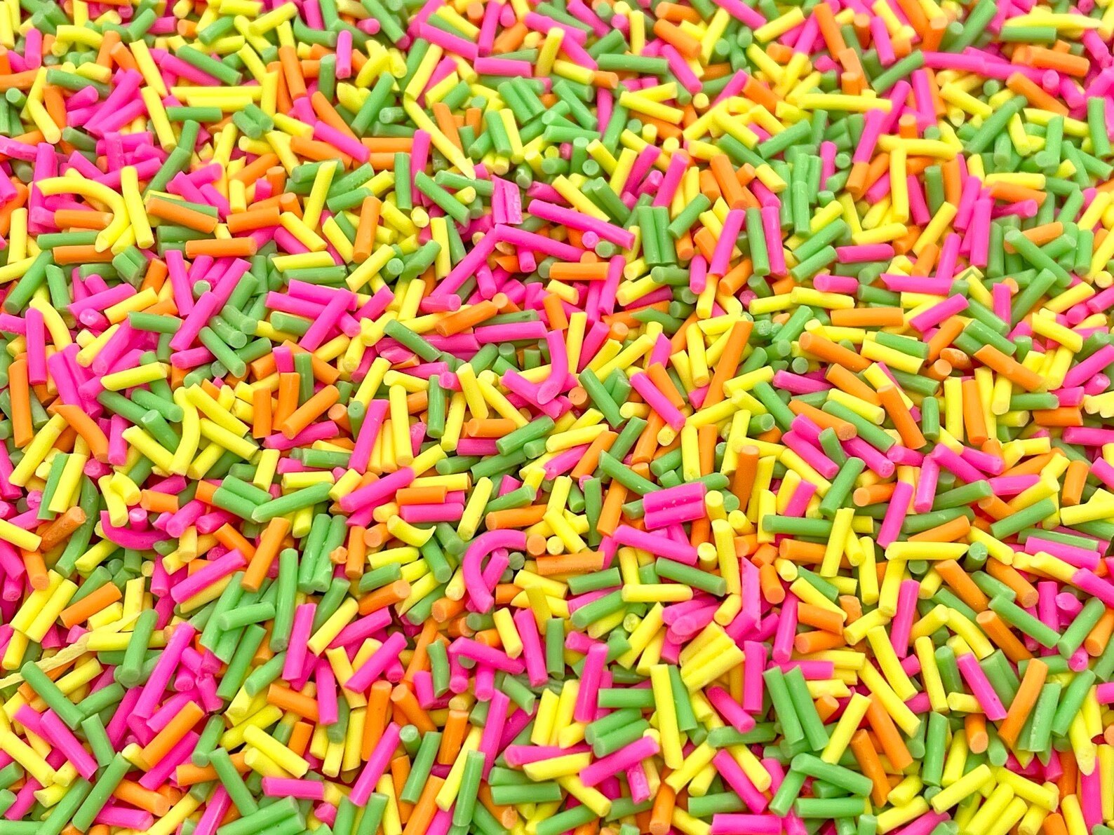 Summer Fun Fake Sprinkles for Slime or Decoden - Brightly Colored Clay ...