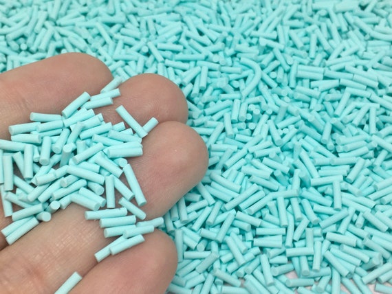 Pastel Blue Fake Sprinkles for Slime or Decoden Clay - Etsy