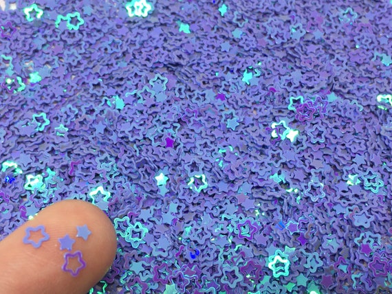 Purple Star Glitter 5g to 50g Sparkles Stars Sequins | Etsy