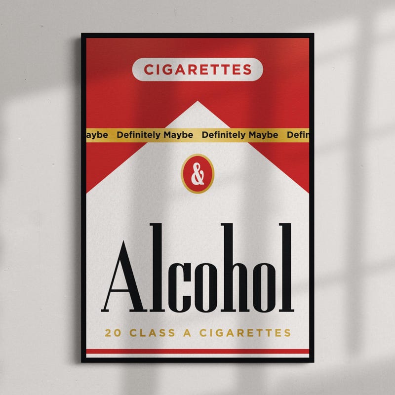 Alcohol Posters Art - Etsy UK