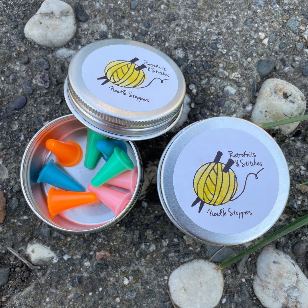 Small Rubber Needle Stoppers Needle Stoppers for Knitting Colors May ...