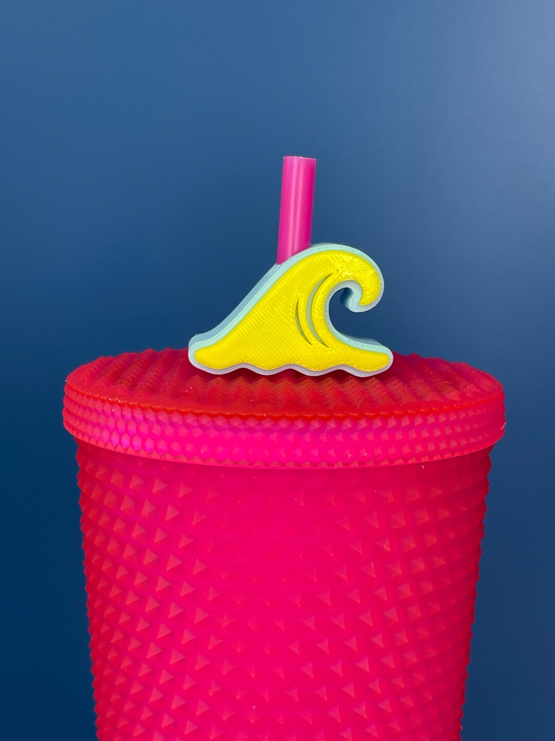 Wave Straw Topper | Cup Decorations | Straw Buddy | Summer - Etsy