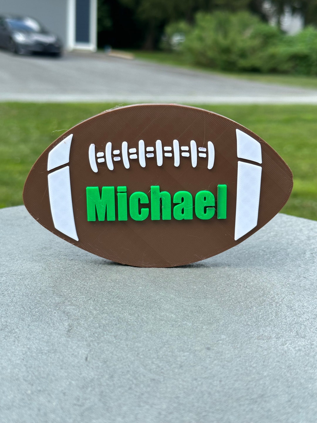 Personalized Football | Football Sign | Football Player Gifts ...