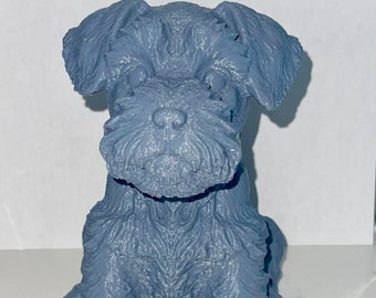 Black Mini Schnauzer Statue - Etsy