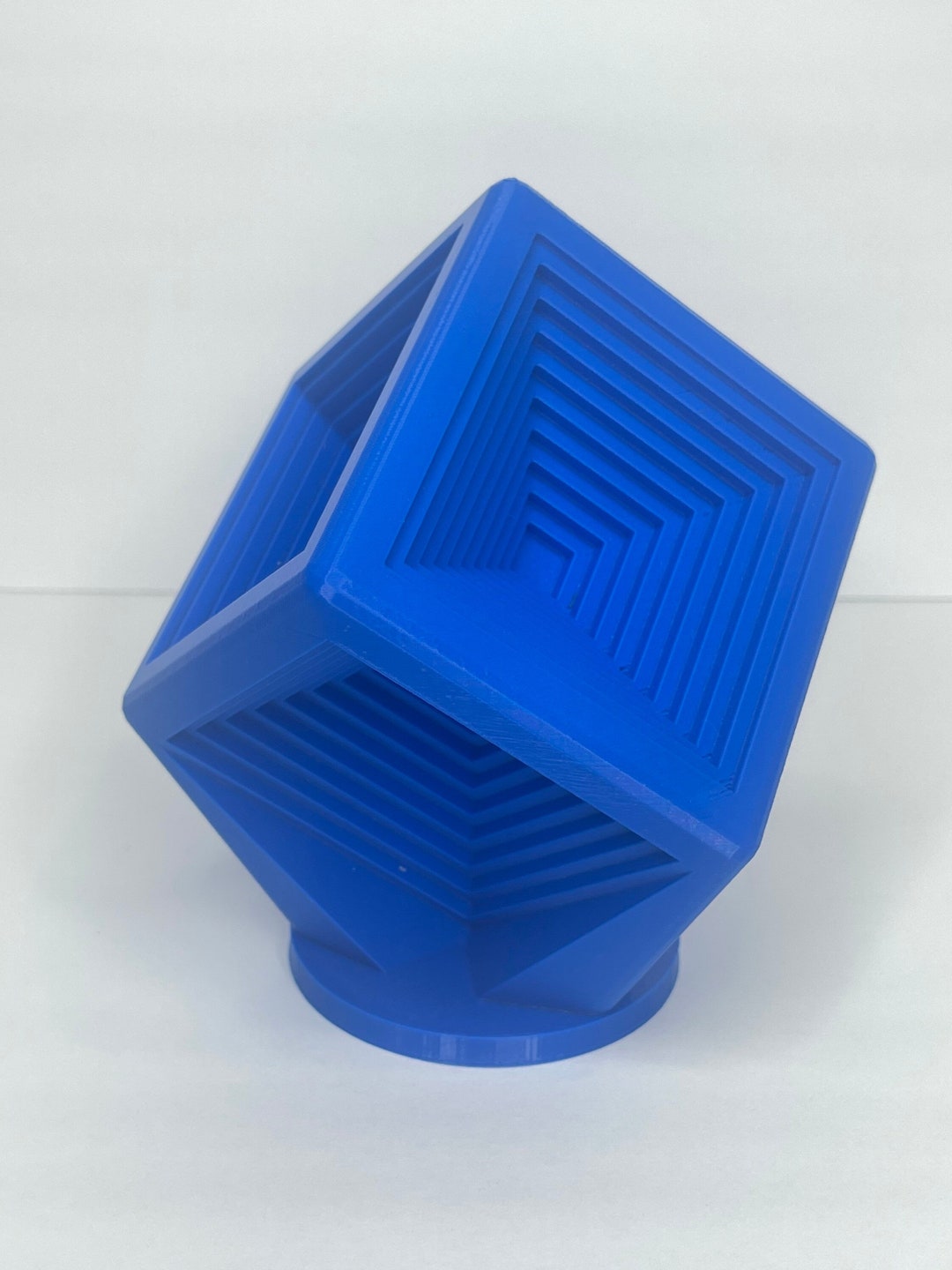 Modern Cube Decor, Abstract, Geometric, Home Decor, Textured Cube - Etsy