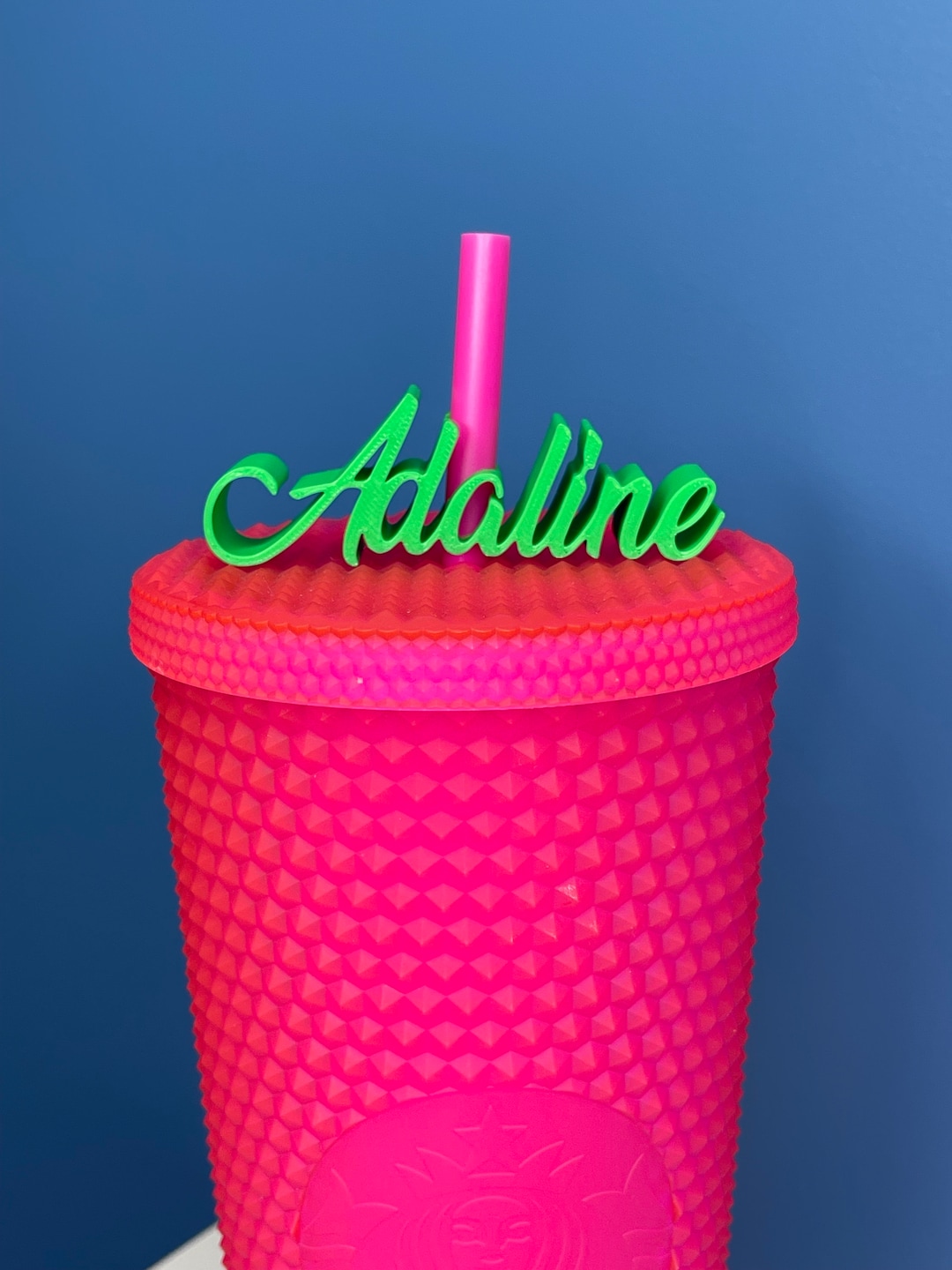 Custom Cursive Name Straw Topper – Personalized Party Favor - Etsy