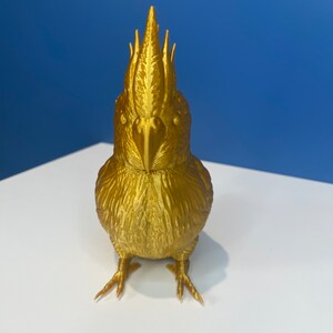 Cockatiel Figurine, Cockatiel Statue, Cockatiel Memorial, Cockatiel ...