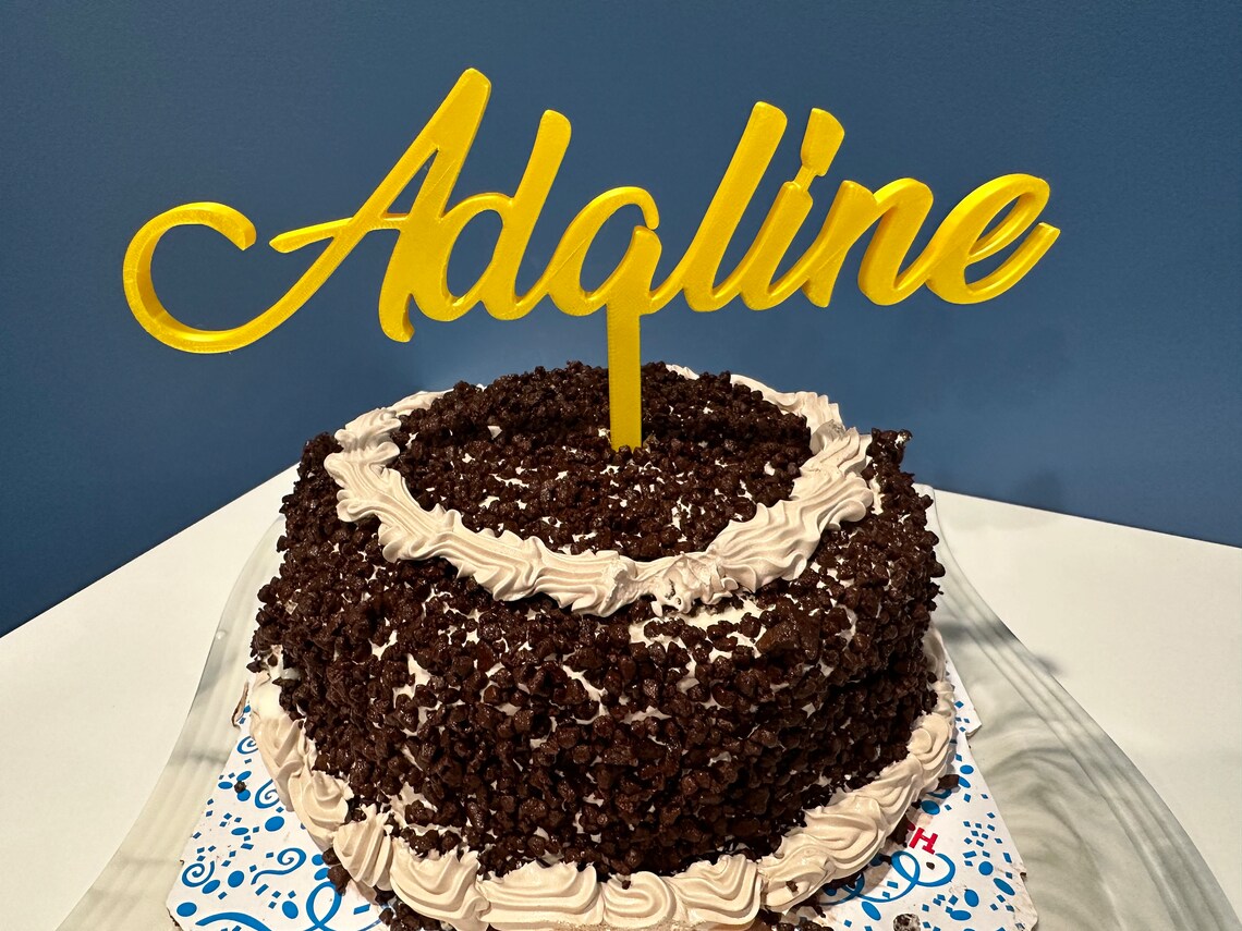 Personalized Name Cake Topper | Birthday Party | Wedding | Baby Shower ...