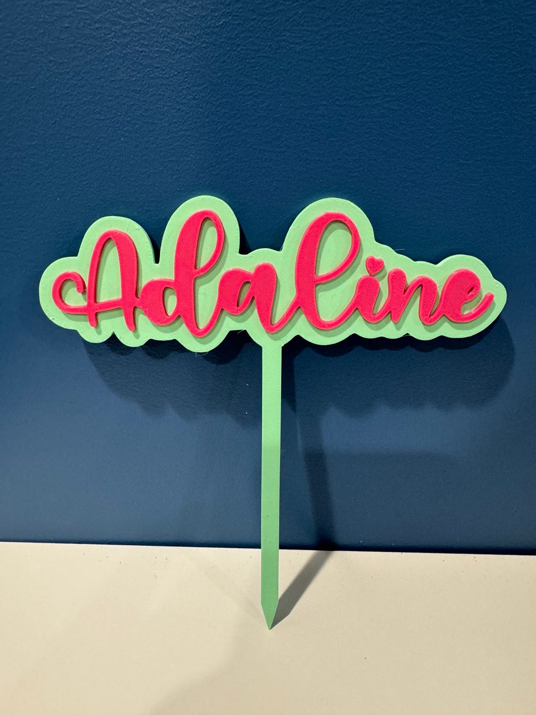 Personalized Name Cake Topper Birthday Party Wedding - Etsy