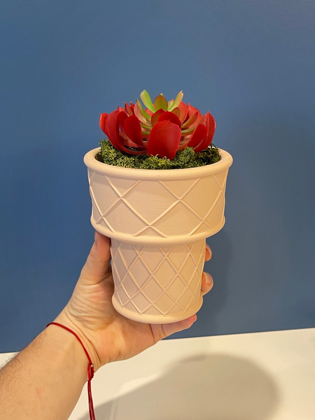 Ice Cream Cone Planter - Summertime Planter - Ice Cream Truck Decor ...