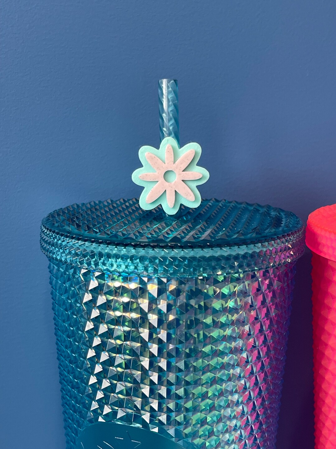 Flower Straw Topper | STANLEY | Springtime Straw Charms - Etsy