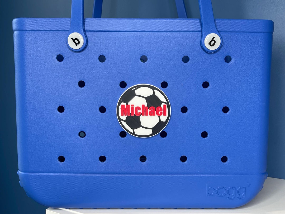 Personalized Soccer Bogg Bag Charm, Soccer Ball Bogg Bag Accessories ...