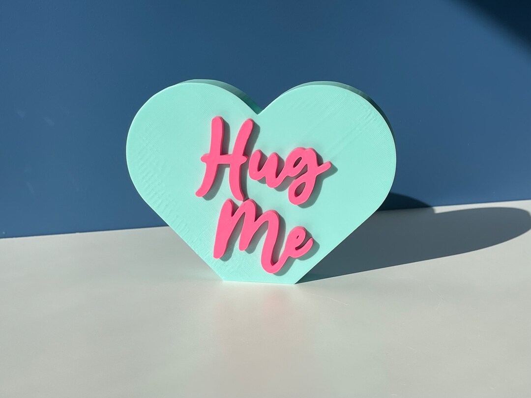 XL Hug Me Conversation Hearts | Valentine's Day | Candy Heart Decor ...