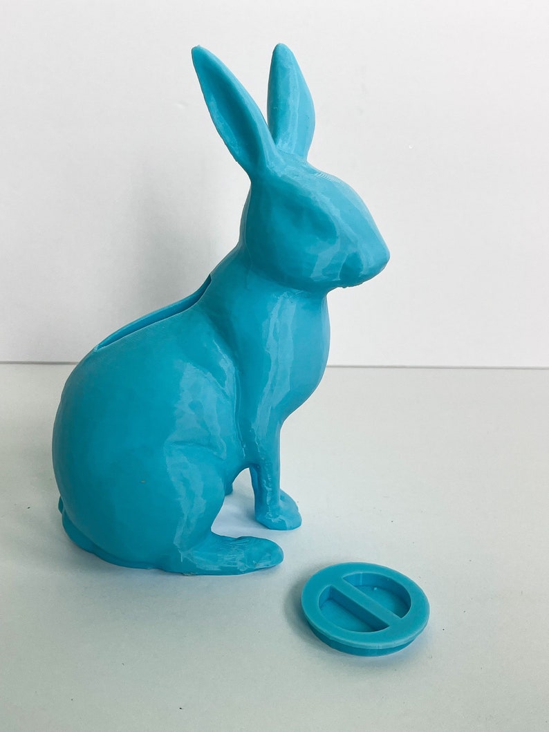 Bunny Bank Easter Bunny Piggy Bank Rabbit Coin Bank Easter - Etsy