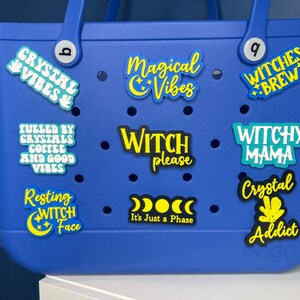 Resting Witch Face Bogg Bag Charm | Bogg Bag Accessories | Bogg Bag ...