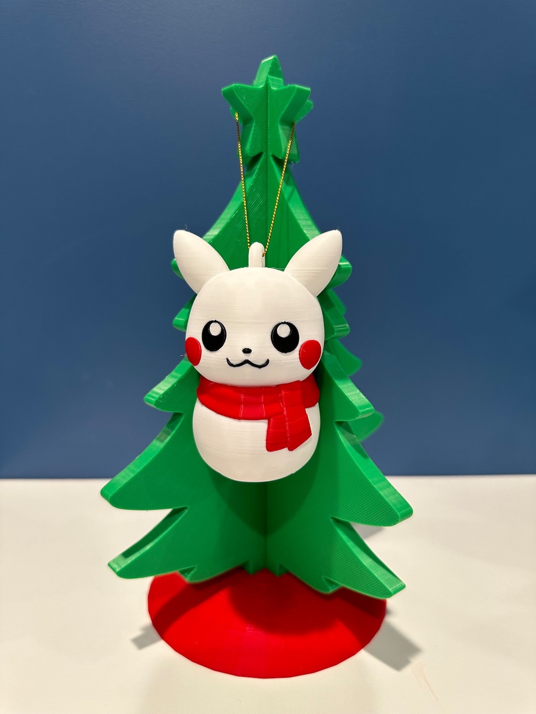 Multicolor | Snowman Pika | Christmas Statue | Ornaments - Etsy