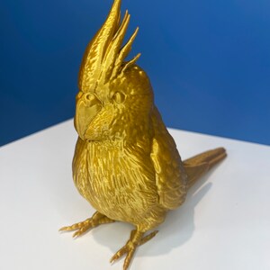 Cockatiel Figurine, Cockatiel Statue, Cockatiel Memorial, Cockatiel ...