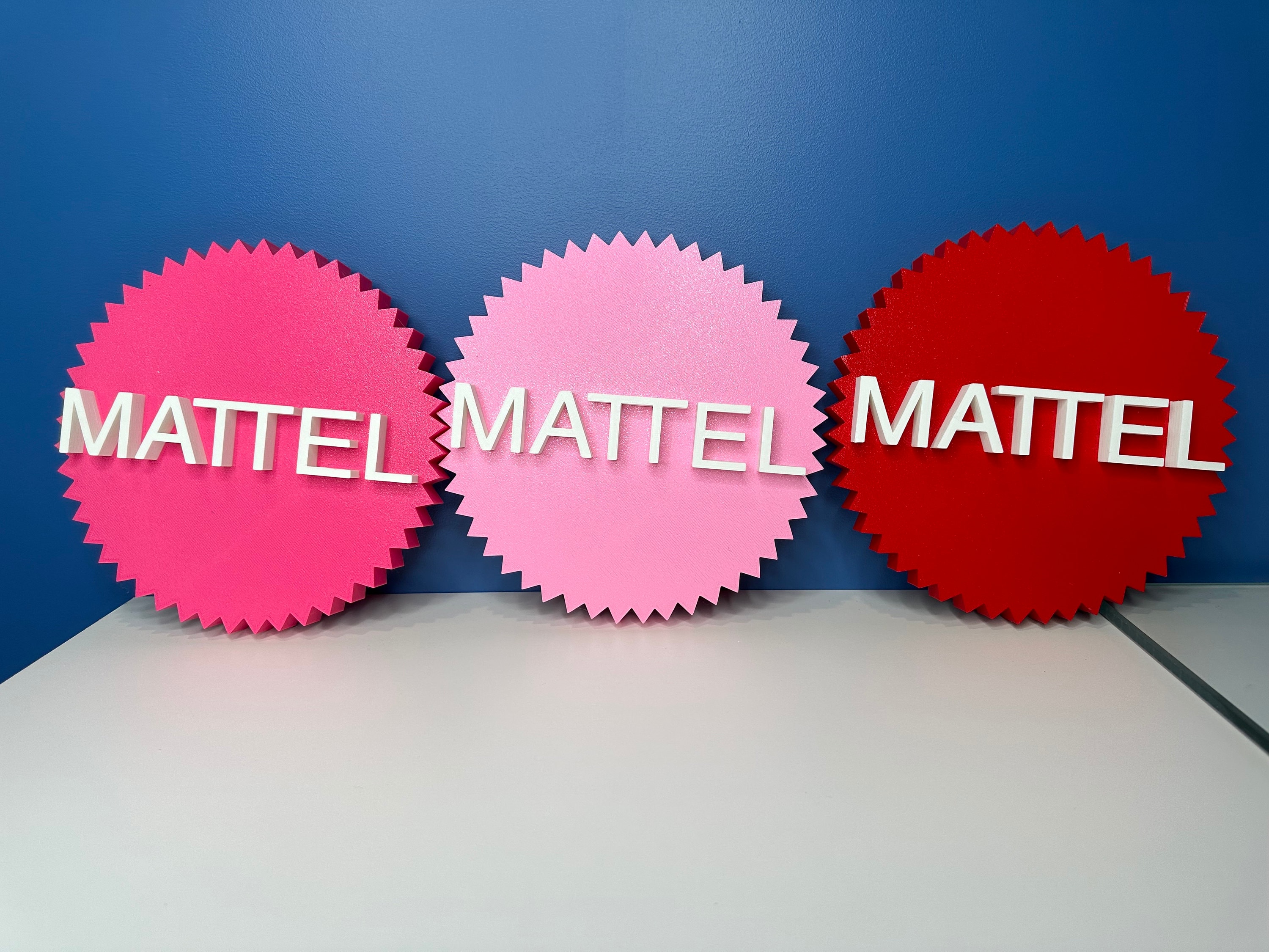 Pink Mattel Logo