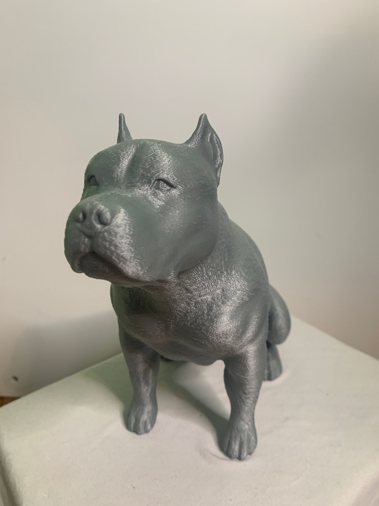 Large 3D Printed Pitbull | Etsy
