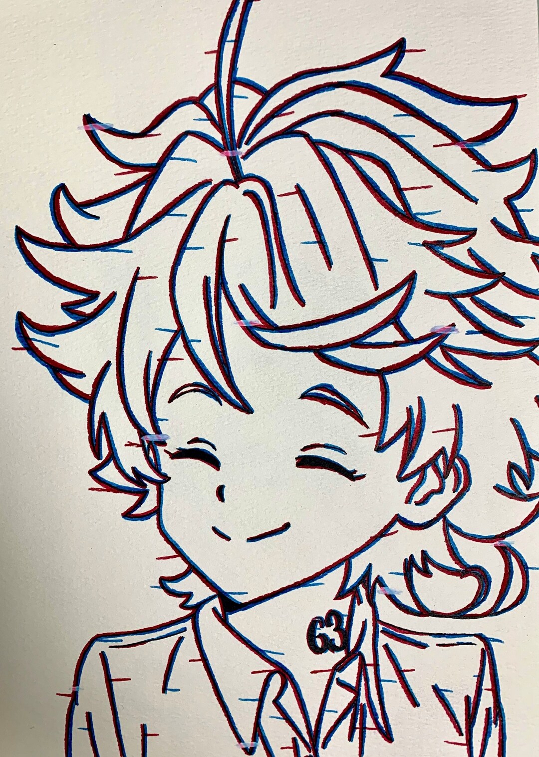 Custom 3D Style Anime Print - Etsy