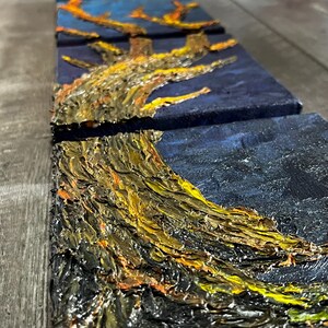 Seasons of Change Quadriptych Tree Oil Painting (4 Canvases) - Etsy