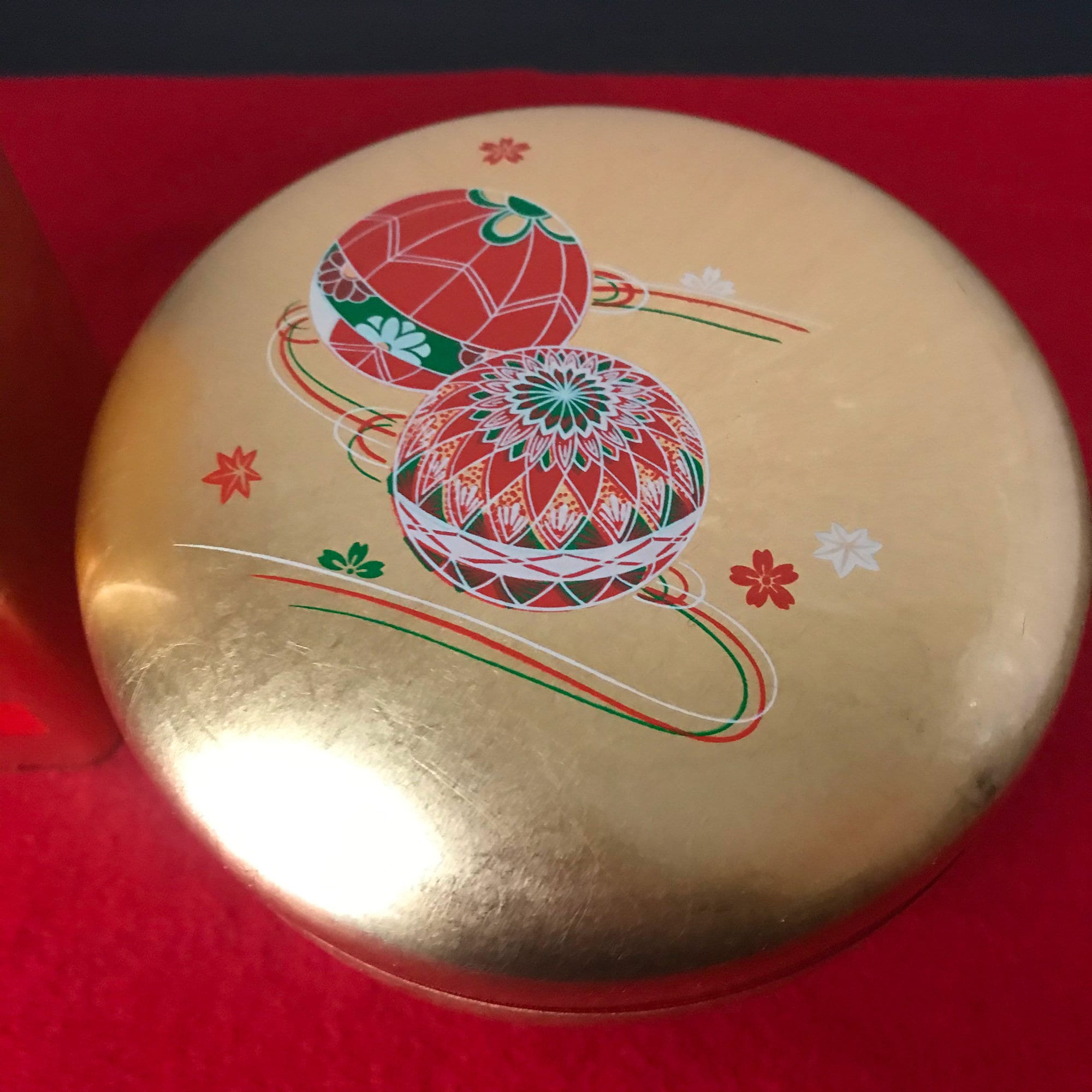Traditional Handcrafted Gold Leaf Box and Small Holder, Japanese ...