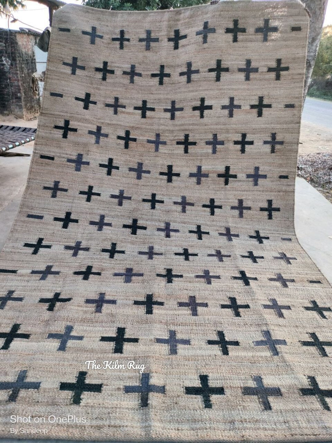 Handmade Natural Black Plus Jute Rug-natural Jute Black High Quality ...