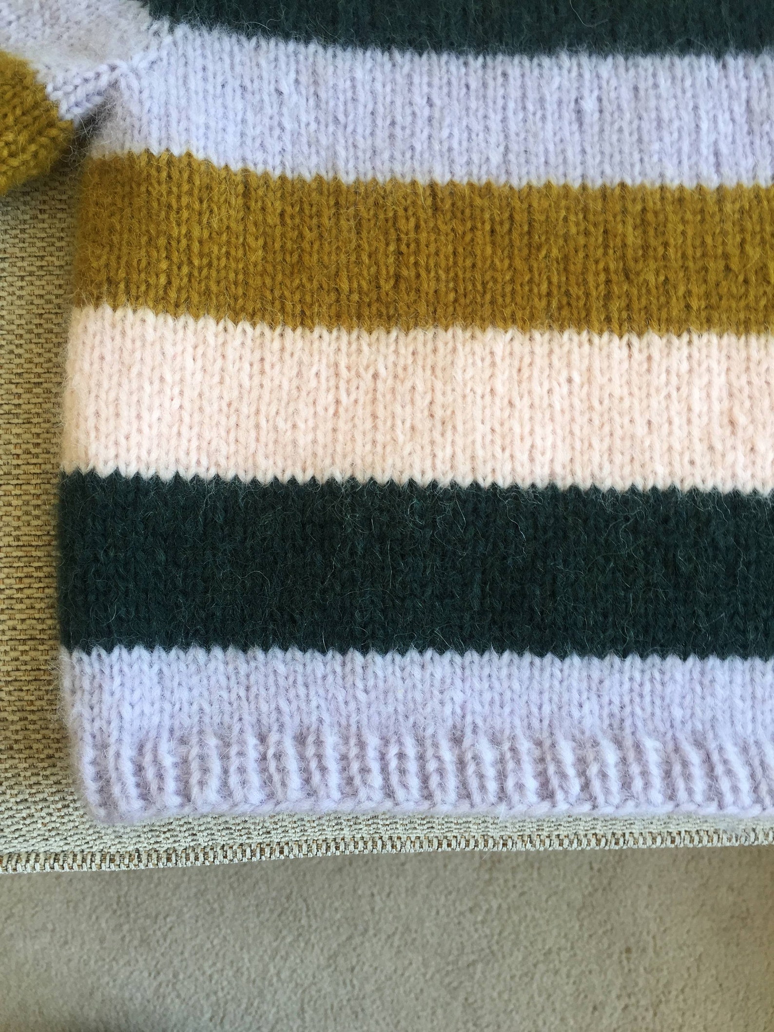 Retro Stripe Knit Sweater Pattern: Cropped Jumper (PDF Pattern) - Etsy
