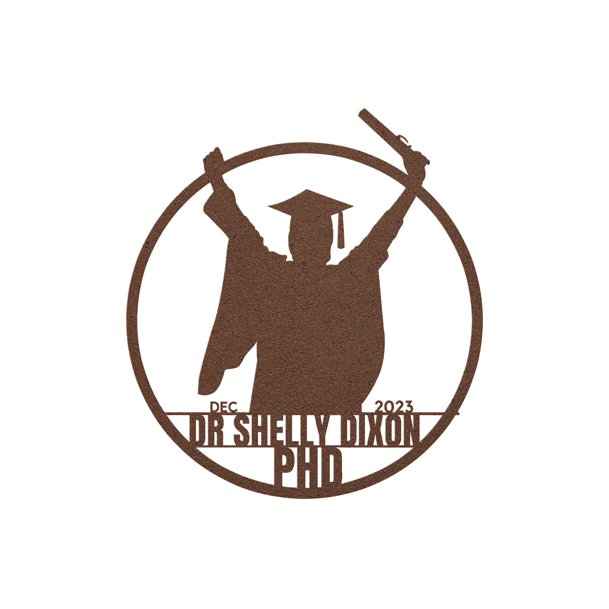 Phd Graduation Metal Sign for MA Edd Phd Gift - Etsy