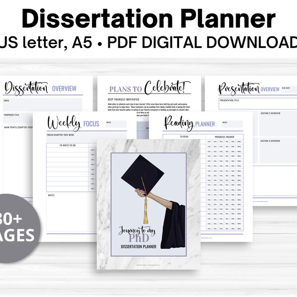 Dissertation Planner - Etsy UK