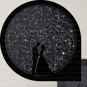 Anniversary Star Map, Night Sky Print for Wedding or Engagement Gift - Etsy