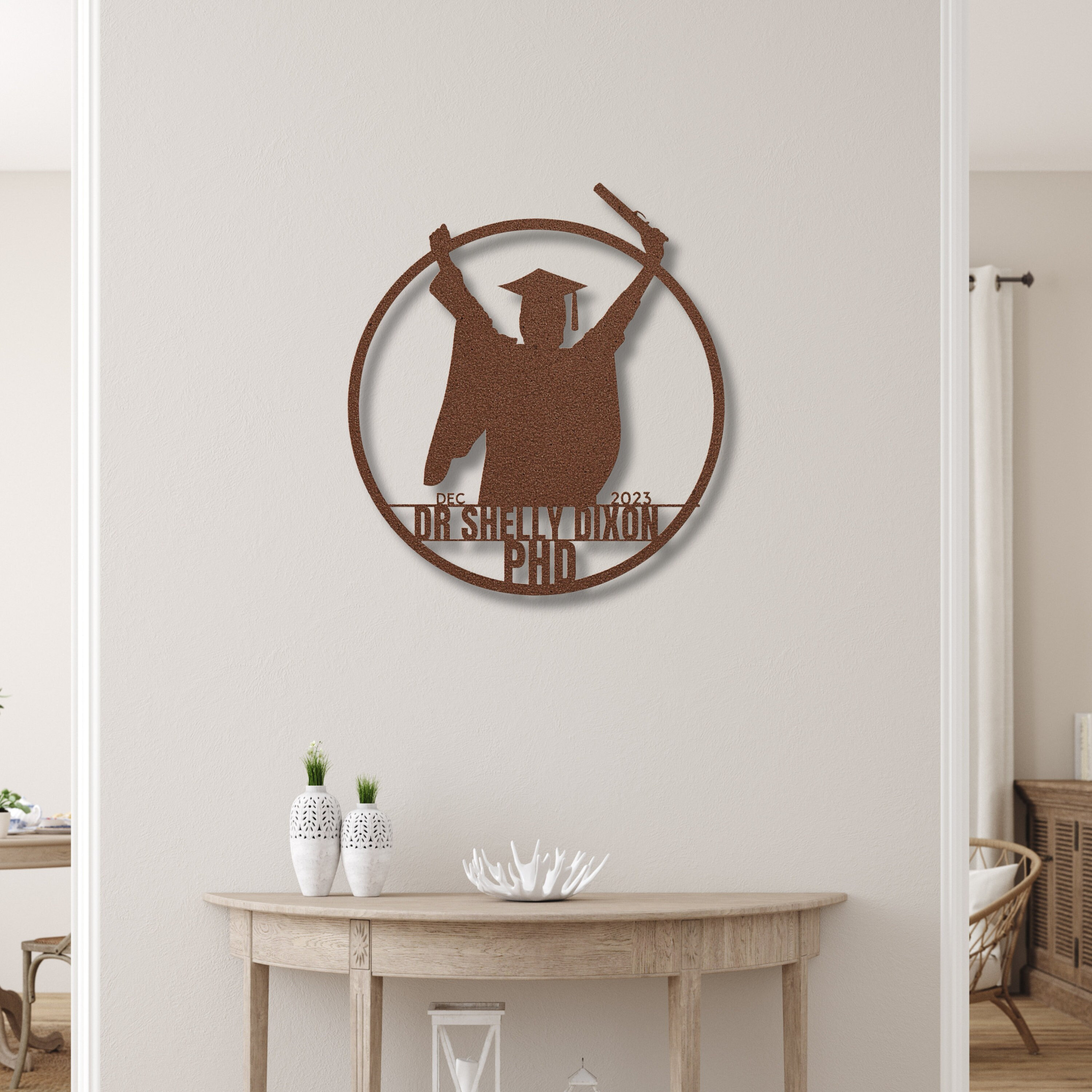 Phd Graduation Metal Sign for MA Edd Phd Gift - Etsy