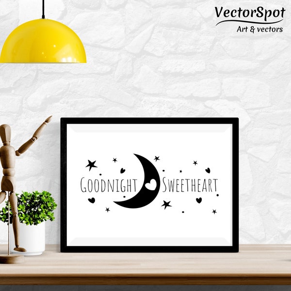 Goodnight Sweetheart - Etsy