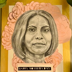 CUSTOM Hand-drawn Portrait Card for Any Occassion - Etsy