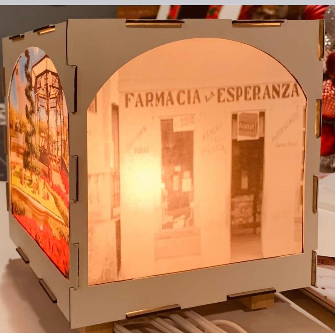 Custom Square Accent Lamp - Etsy