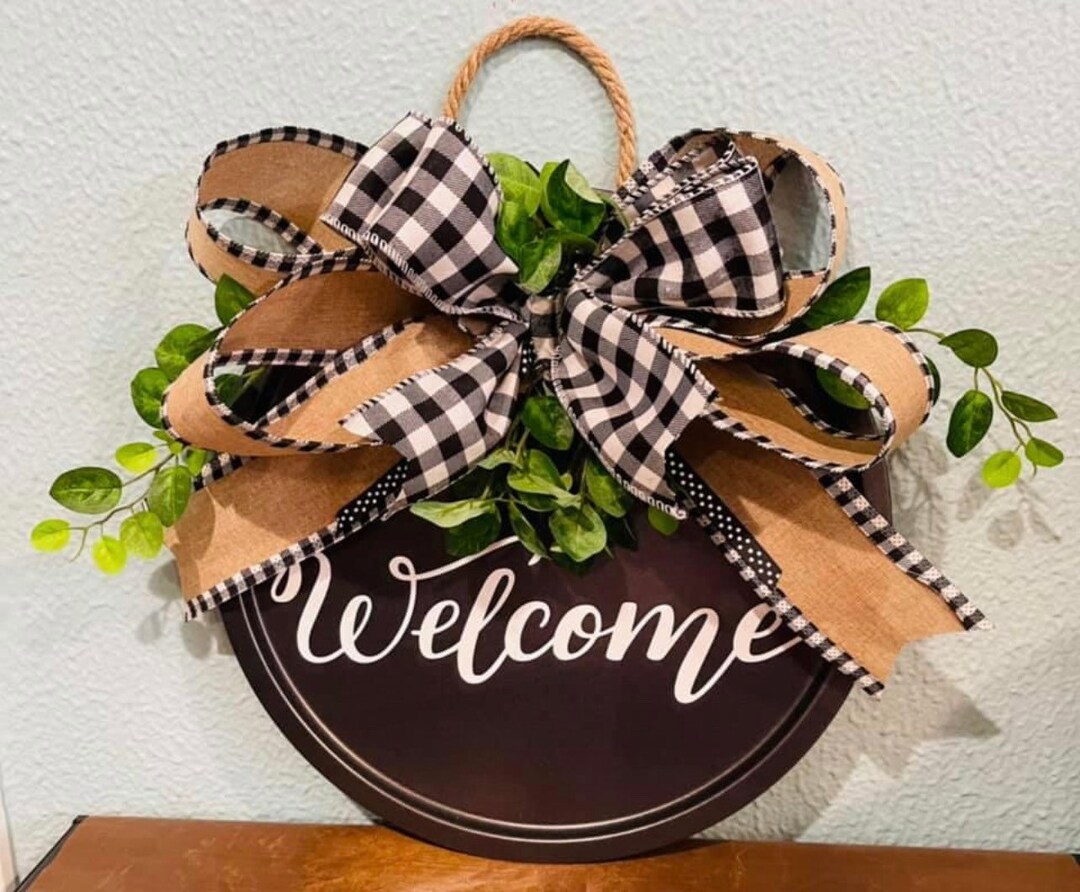 12inch Welcome Sign - Etsy
