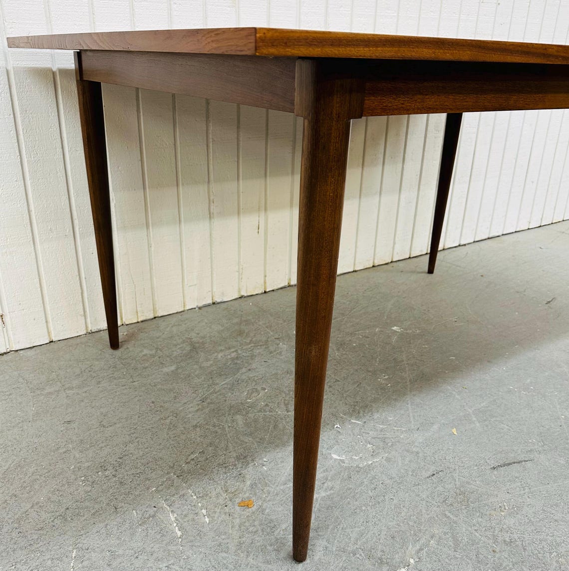 Mid-century Modern Walnut Dining Table - Etsy
