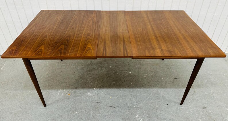 Mid-century Modern Walnut Dining Table - Etsy