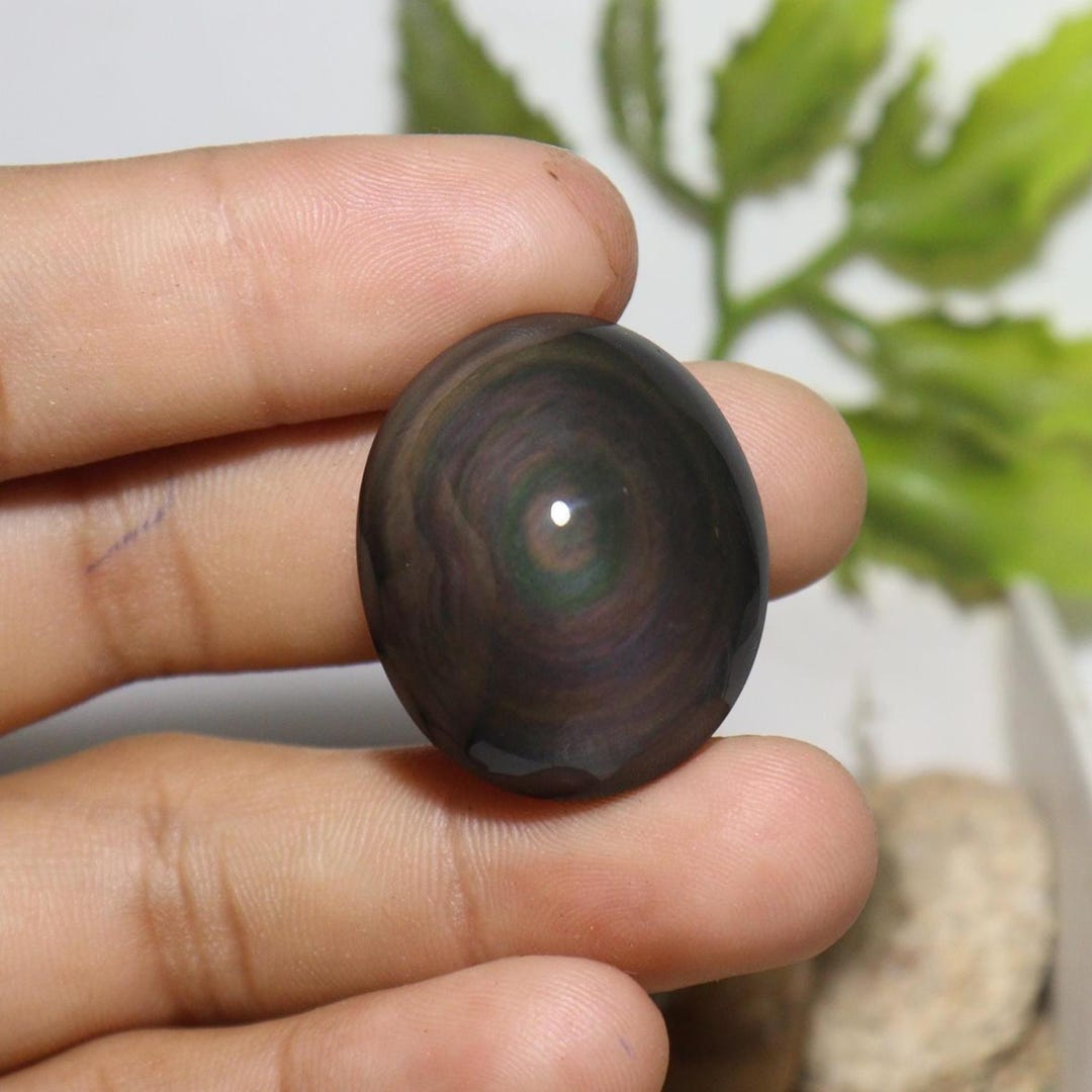 Raw Rainbow Obsidian Energy Stone for Negativity Removal – 31.00 Ct - Etsy