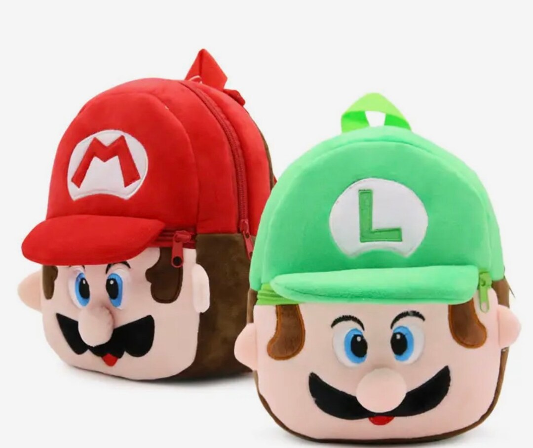 Super Mario & Luigi Backpacks Mario and Luigi School Bags - Etsy