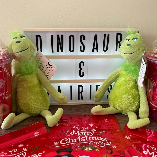 Grinch Teddy - Etsy UK