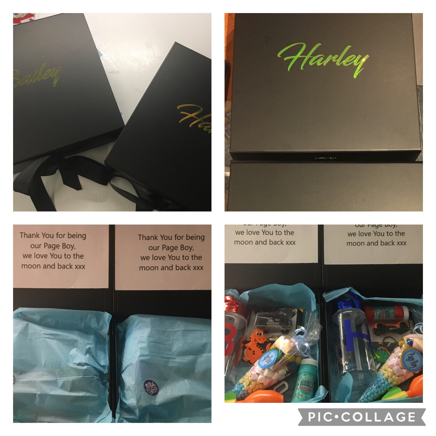 Page Boy Thank You Gift Wedding Gift Boxes Wedding Favours | Etsy UK