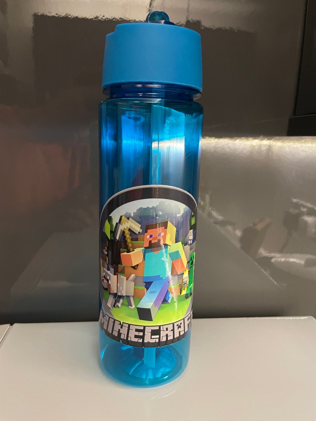 Minecraft Drinking Bottle , Personalised Minecraft Bottle , Gamers ...