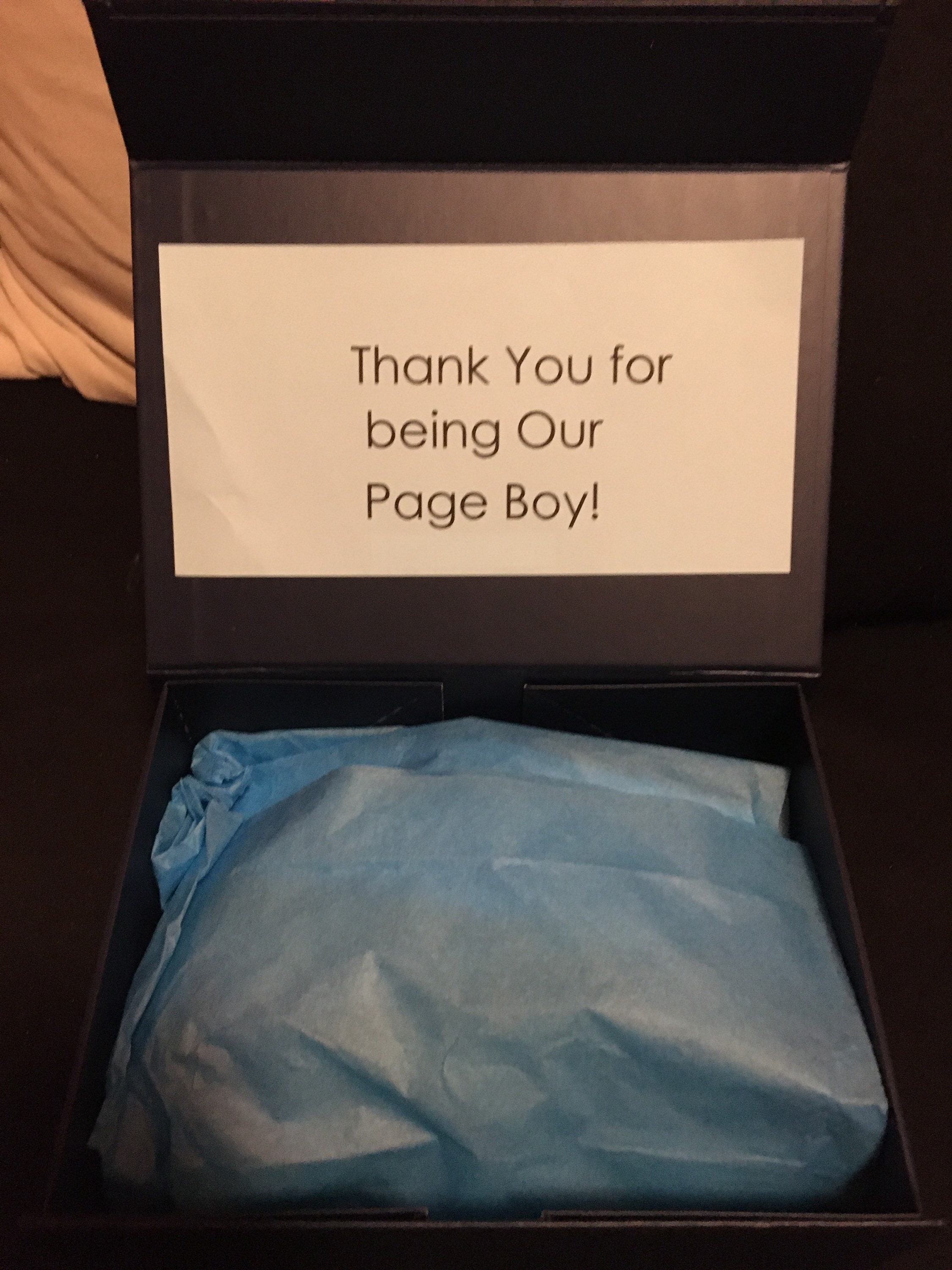 Page Boy Thank You Gift Wedding Gift Boxes Wedding Favours | Etsy UK
