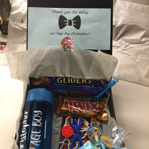 Page Boy Thank You Gift Wedding Gift Boxes Wedding Favours | Etsy UK