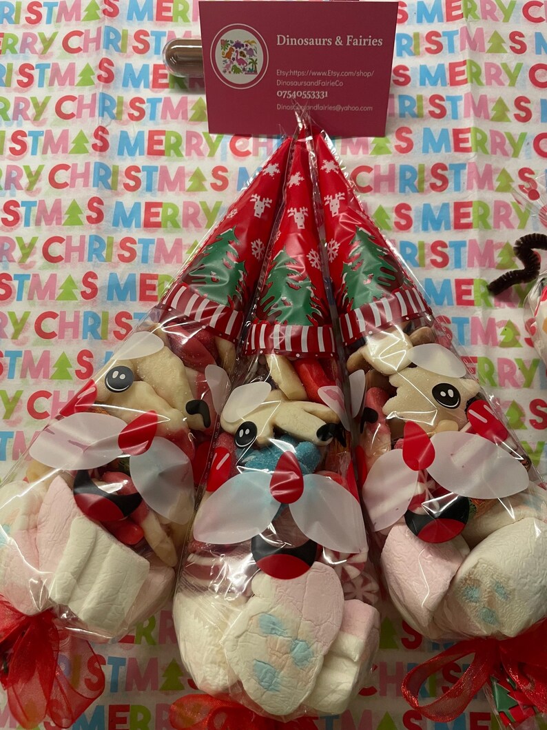 Grinch Sweet Cones, Xmas Stocking Fillers - Etsy UK