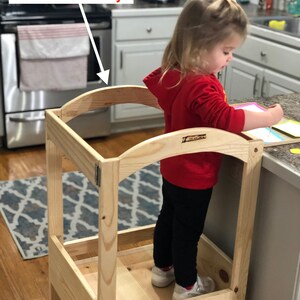 Foldable Kitchen Helper Toddler Step Stool Kitchen Helper - Etsy Canada